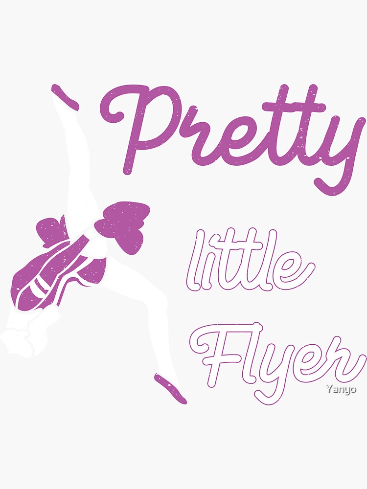 "Cheerleading Team Cheerleader Pretty Little Flyer" Sticker for Sale by ...