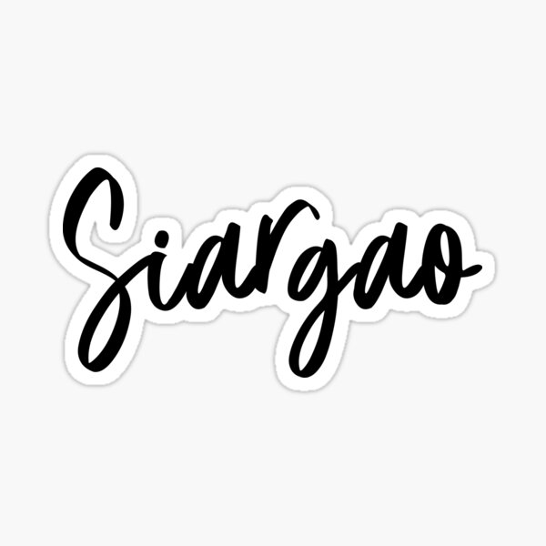 "Siargao feel the summer time" Sticker for Sale by Caps19 | Redbubble