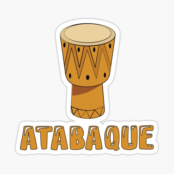 "Capoeira instrument Atabaque" Sticker for Sale by zidni1 | Redbubble