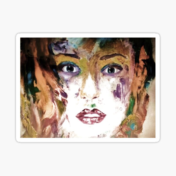 "Surprised face" Sticker for Sale by simonegibelin | Redbubble