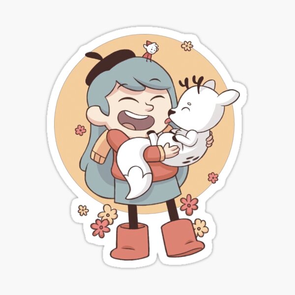 " hilda funny twig cute the deerfox" Sticker for Sale by RB-Store ...
