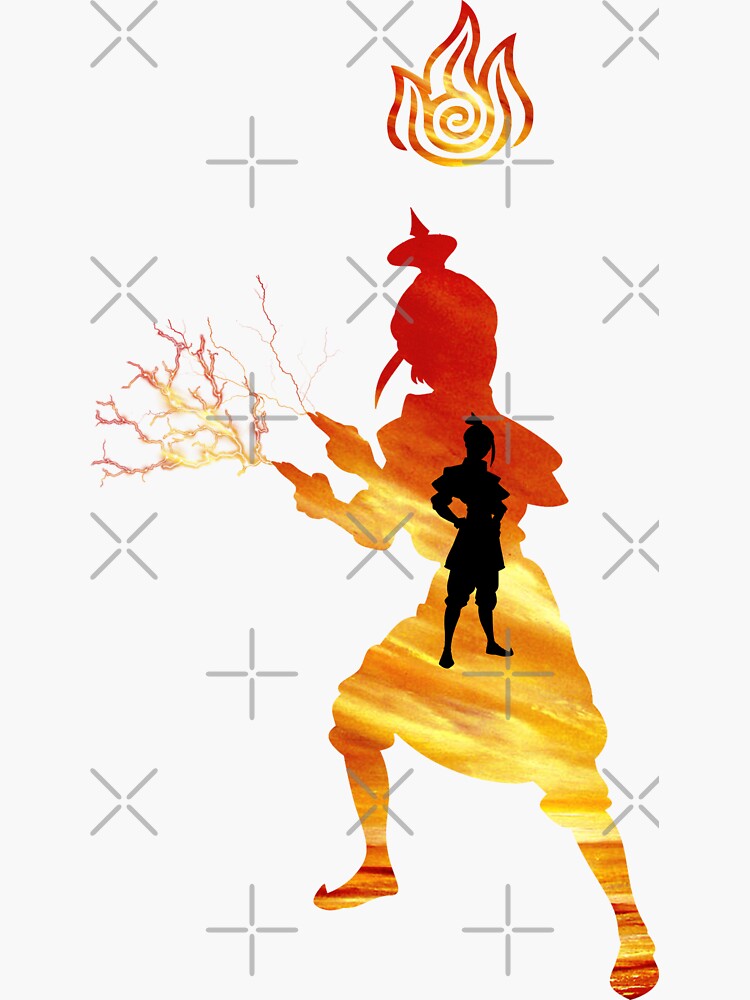 "Azula - Avatar the Last Airbender" Sticker by Blason | Redbubble