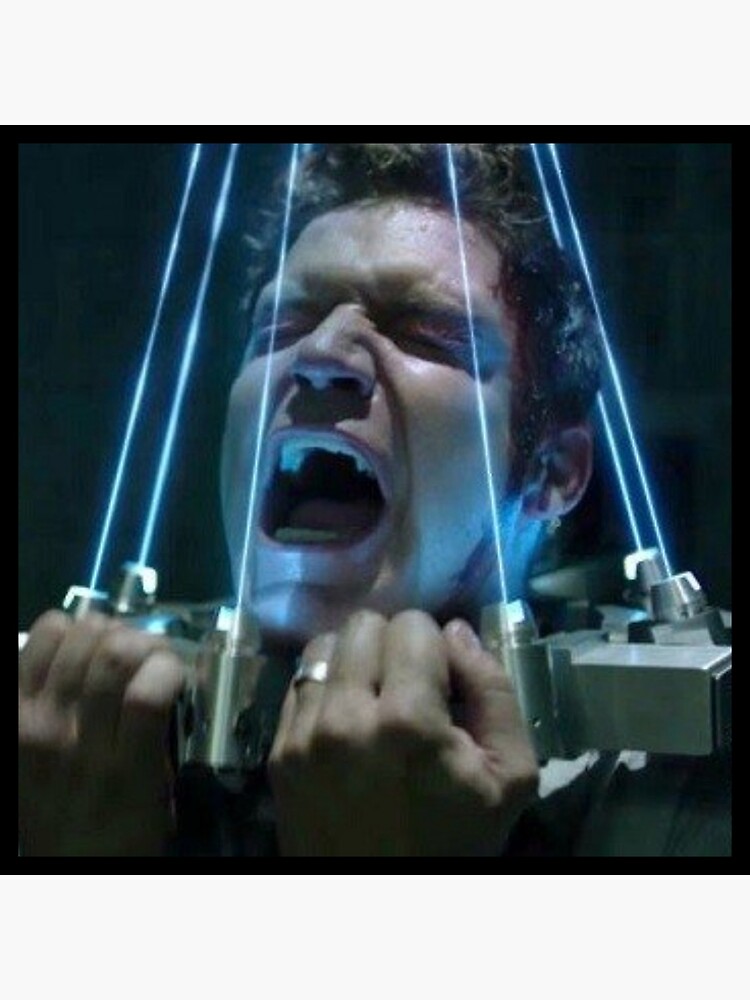 "Jigsaw laser collar trap logan horror movie saw " Poster for Sale by ...