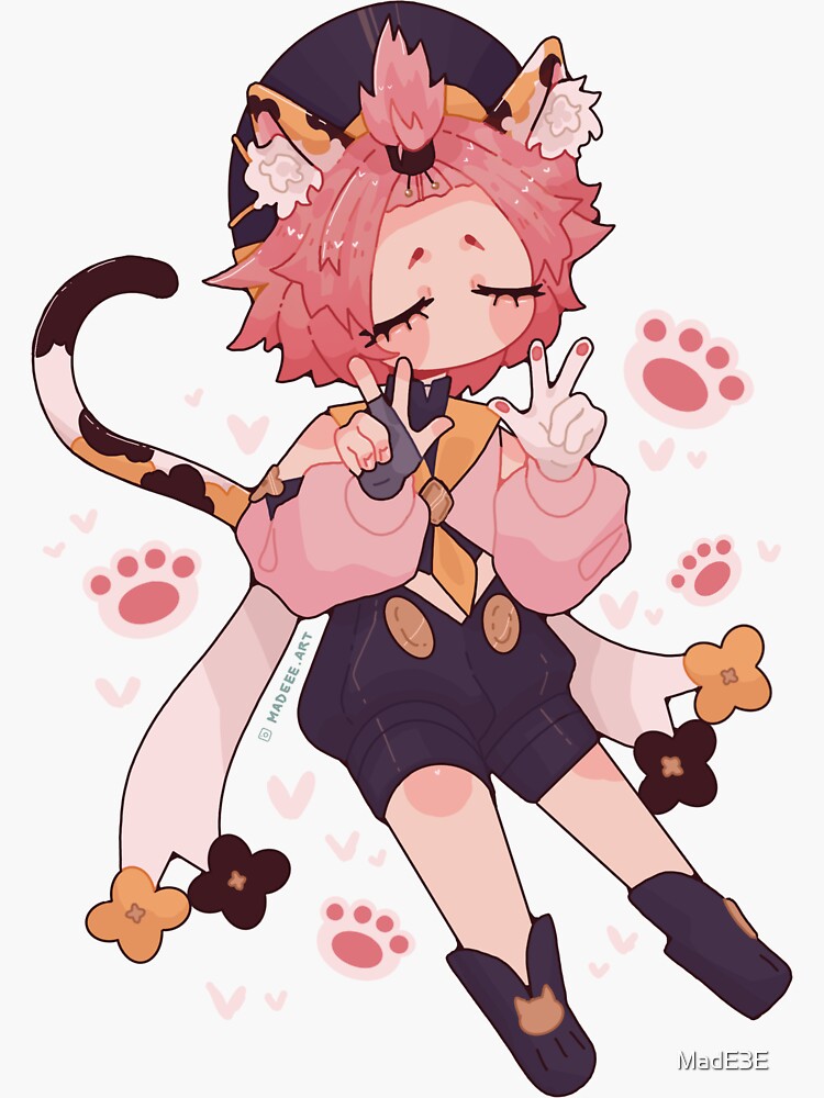 "Diona - Genshin Impact" Sticker for Sale by MadE3E | Redbubble