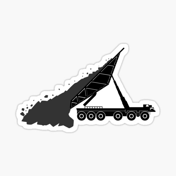 "Maz-547 Soviet ICBM Carrier to Dump Truck DUMPIN" Sticker for Sale by ...