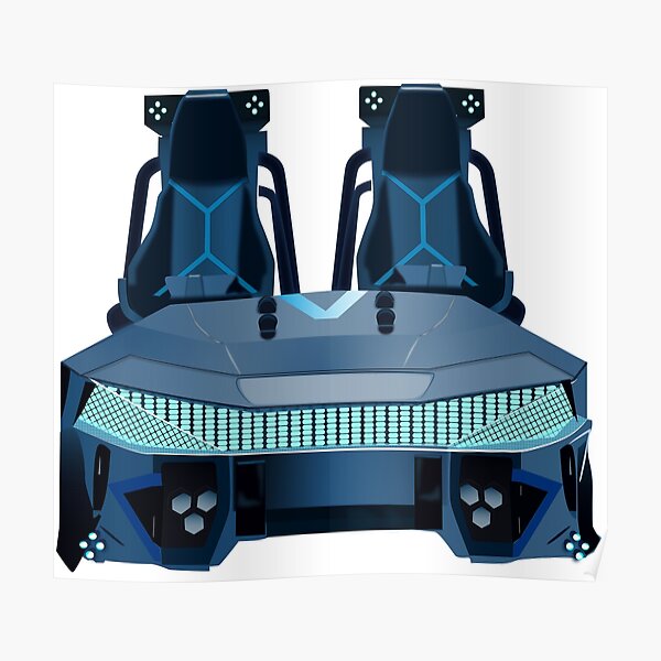 "Velocicoaster Train Front" Poster by carowindsfanson | Redbubble