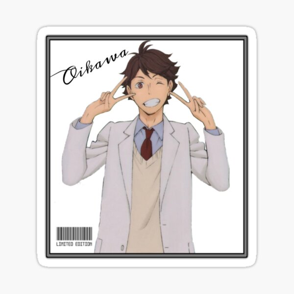 "Oikawa Tooru" Sticker for Sale by BitterSweet2020 | Redbubble