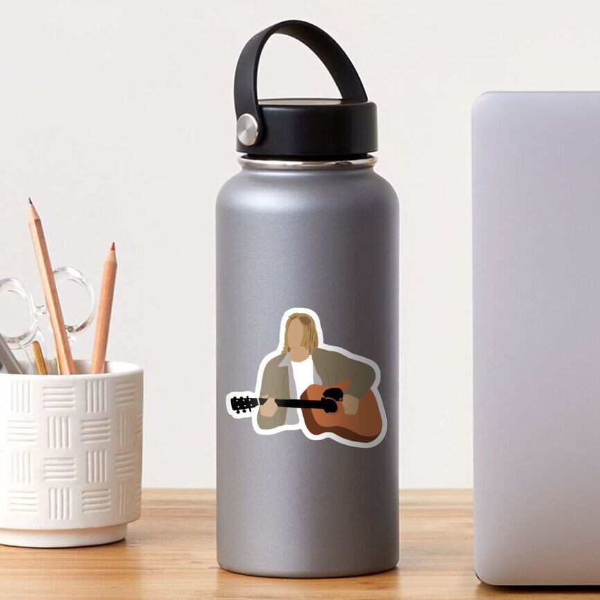 "Kurt Cobain" Sticker for Sale by classicrockfans | Redbubble