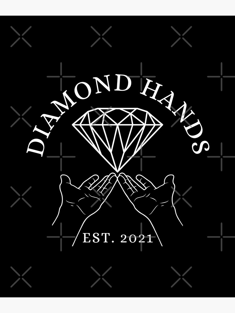 "GME Diamond Hands Tee" Poster for Sale by FOGODesigns | Redbubble