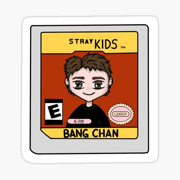 "Bang Chan" Sticker by gracine | Redbubble