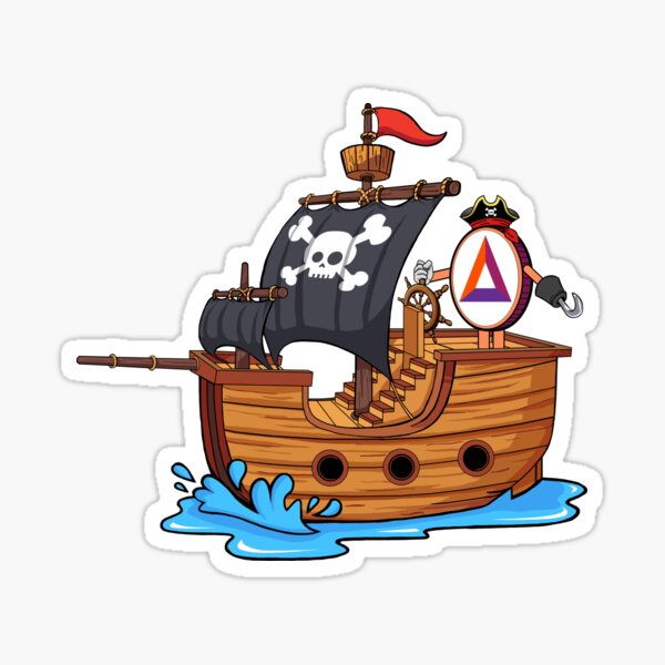 "BAT Pirate Ship" Sticker for Sale by Jameza007 | Redbubble