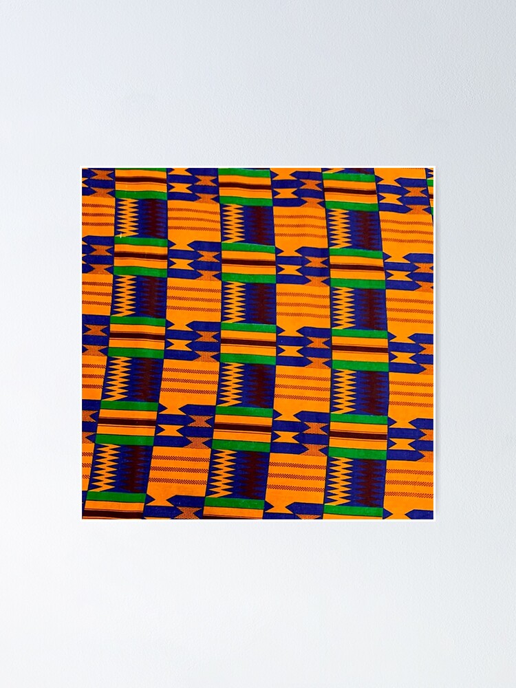 "West African Kente Print" Poster for Sale by everettsart | Redbubble
