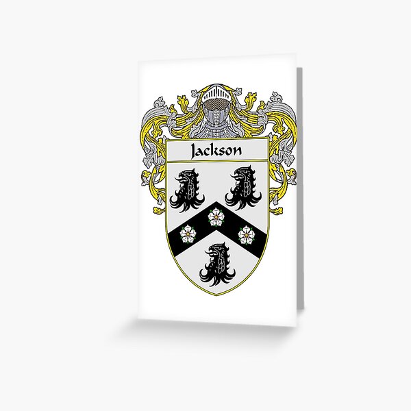 "Jackson Coat of Arms/Family Crest" Greeting Card by IrishArms | Redbubble
