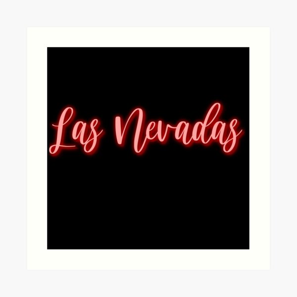 ""Las Nevadas" Neon Sign Quackity (Dream SMP)" Art Print by ...