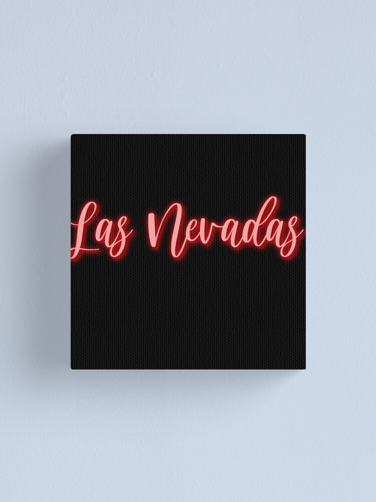 ""Las Nevadas" Neon Sign Quackity (Dream SMP)" Canvas Print for Sale by ...