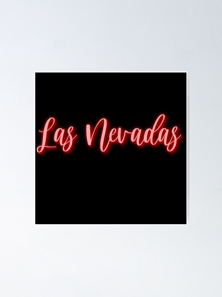 ""Las Nevadas" Neon Sign Quackity (Dream SMP)" Poster by artsydoodles ...