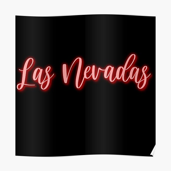 ""Las Nevadas" Neon Sign Quackity (Dream SMP)" Poster by artsydoodles ...