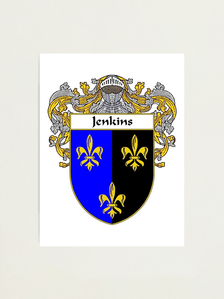 "Jenkins Coat of Arms/Family Crest" Photographic Print for Sale by ...