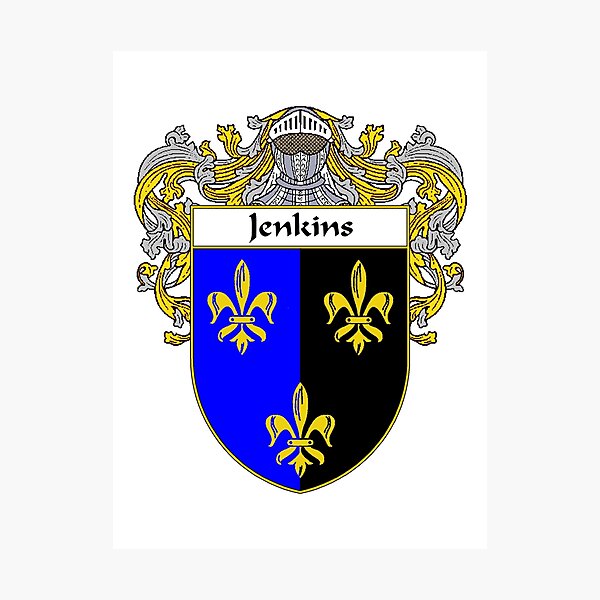 "Jenkins Coat of Arms/Family Crest" Photographic Print for Sale by ...