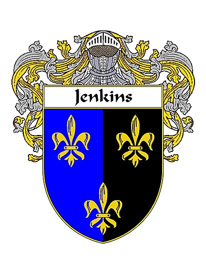 "Jenkins Coat of Arms/Family Crest" Photographic Print by IrishArms ...