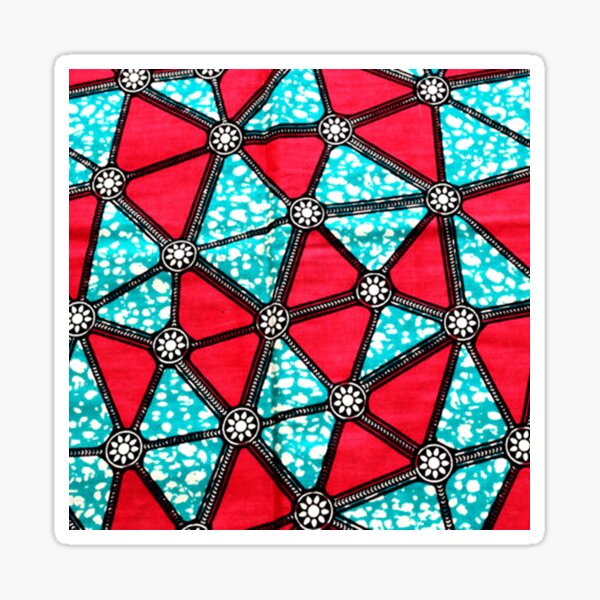 "African Floral Print Pattern" Sticker for Sale by everettsart | Redbubble