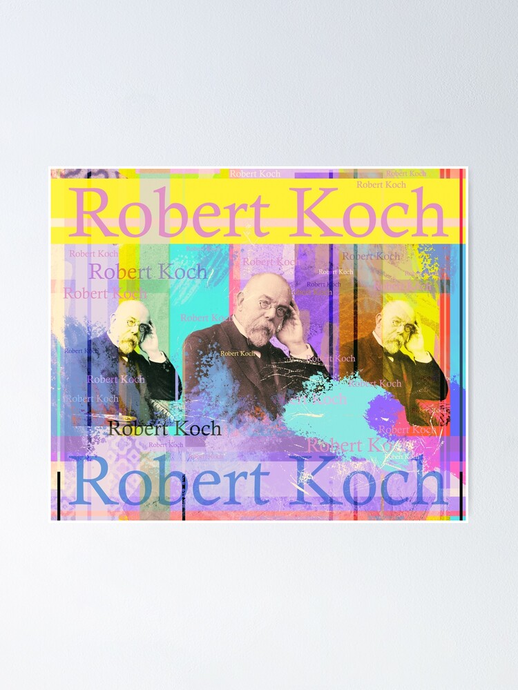 "aesthetic Robert Koch portrait, aesthetic collage with famous people ...