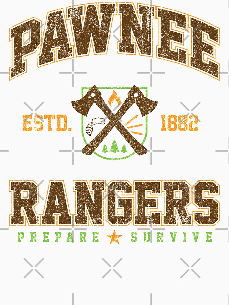 "Pawnee Rangers (Variant)" T-shirt for Sale by huckblade | Redbubble ...
