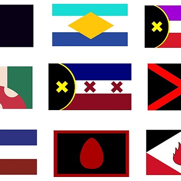 "All Dream SMP Country Flags Sticker Pack" Sticker for Sale by ...