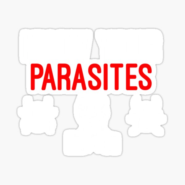 "Funny Know Your Parasites" Sticker for Sale by coralcatc | Redbubble