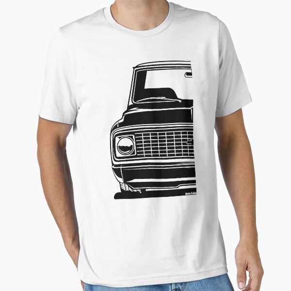 "2nd Gen C10 Chevy Pickup" Essential T-Shirt for Sale by AutoGuild ...