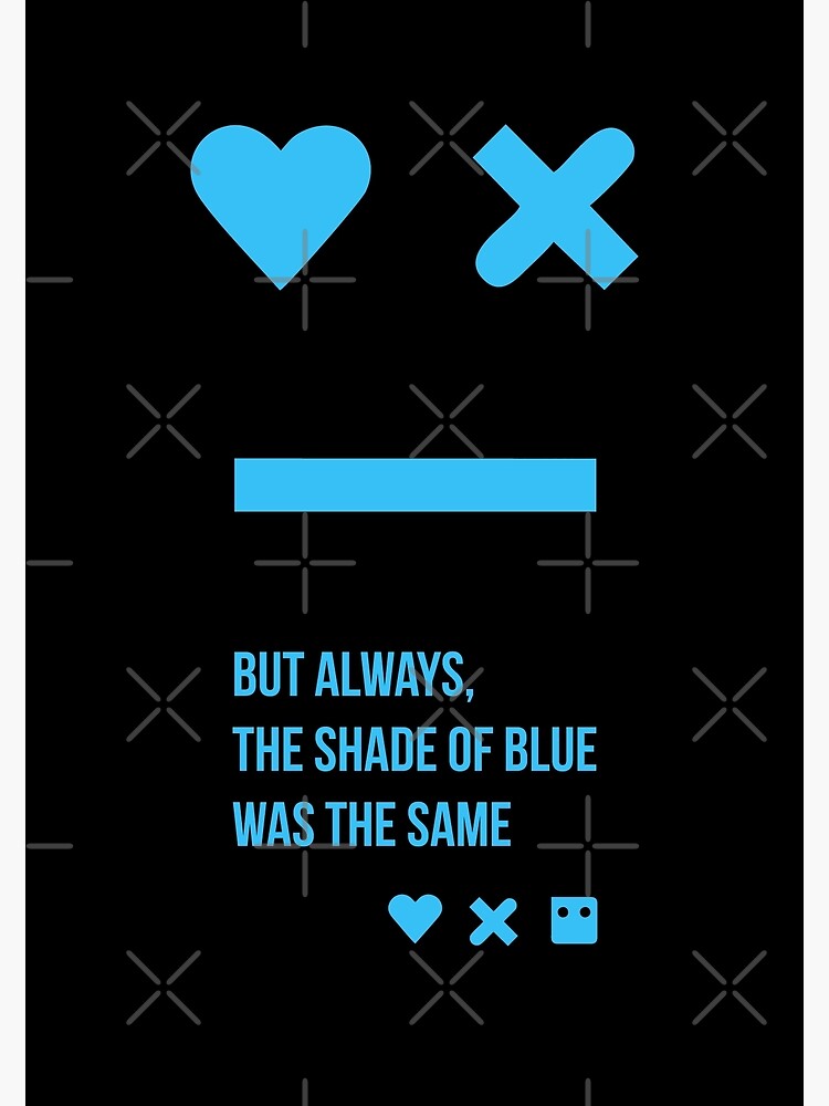 "Love, Death & Robots - Zima Blue quote" Poster by annashatova | Redbubble