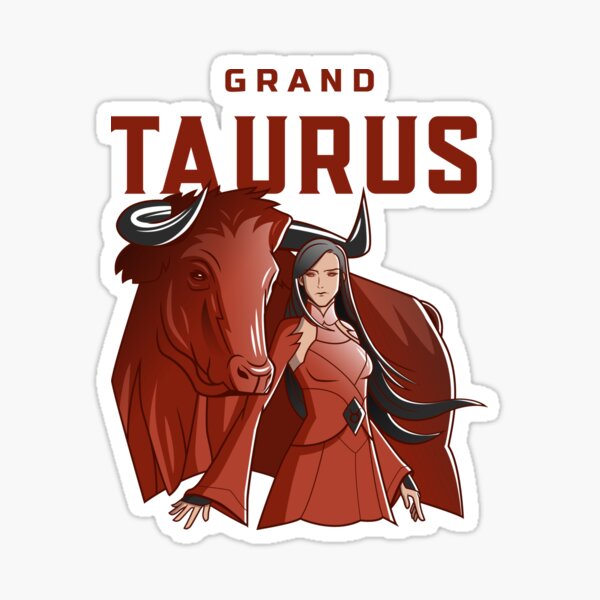 "Grand Taurus" Sticker by Muizk71 | Redbubble