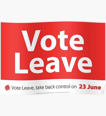 Vote Leave Eu: Posters | Redbubble