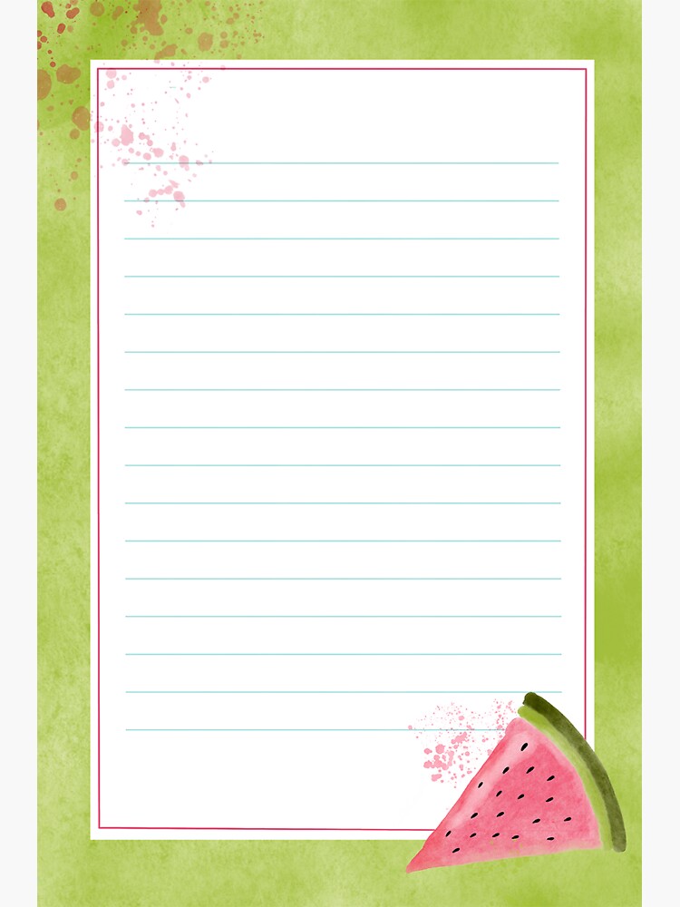 "To do list sticky notes - watercolor watermelon, Planner sticker ...
