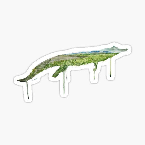"Mangrove Crocodile" Sticker for Sale by krocodraw | Redbubble