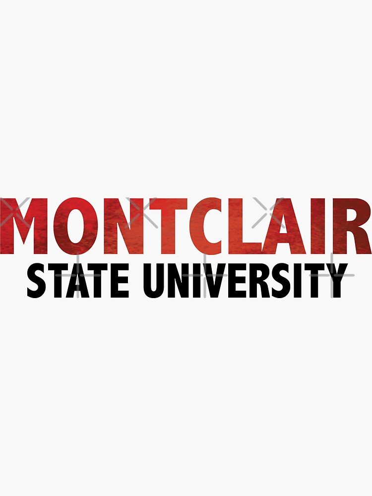 "Montclair State University" Sticker for Sale by jennaannx11 | Redbubble