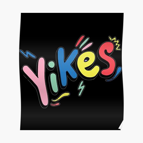 "Eddy burback Merch Yikes Rainbow" Poster by DanielaFranecki | Redbubble