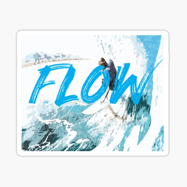 "Flow Surf Style" Sticker by Dpwm | Redbubble