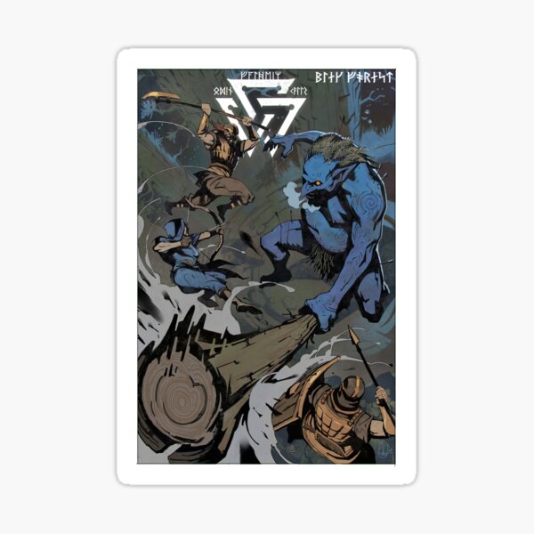 "Valheim Fan Art" Sticker for Sale by marklemans | Redbubble