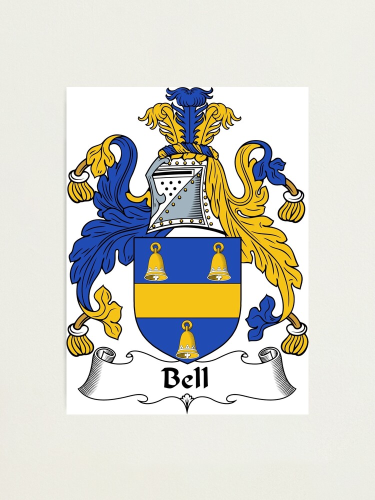 "Bell Coat of Arms / Bell Family Crest" Photographic Print for Sale by ...