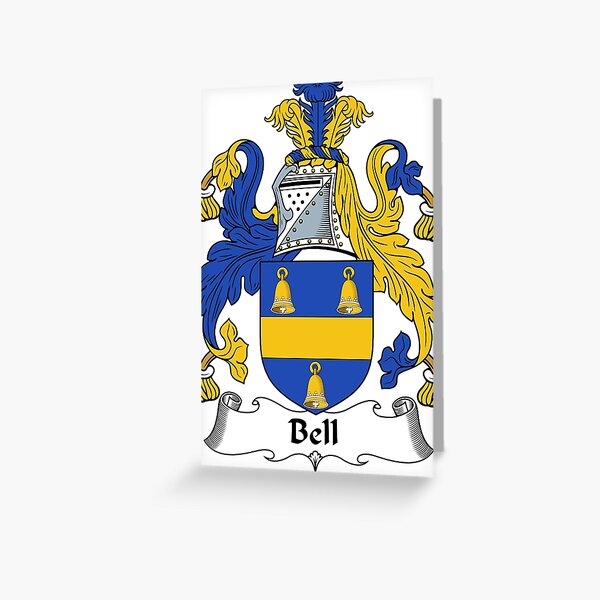 "Bell Coat of Arms / Bell Family Crest" Greeting Card for Sale by ...