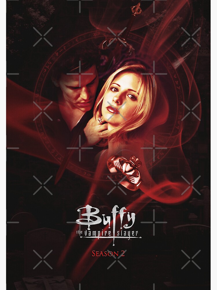 "Buffy The vampire Slayer - Season 2" Sticker for Sale by Graphuss ...