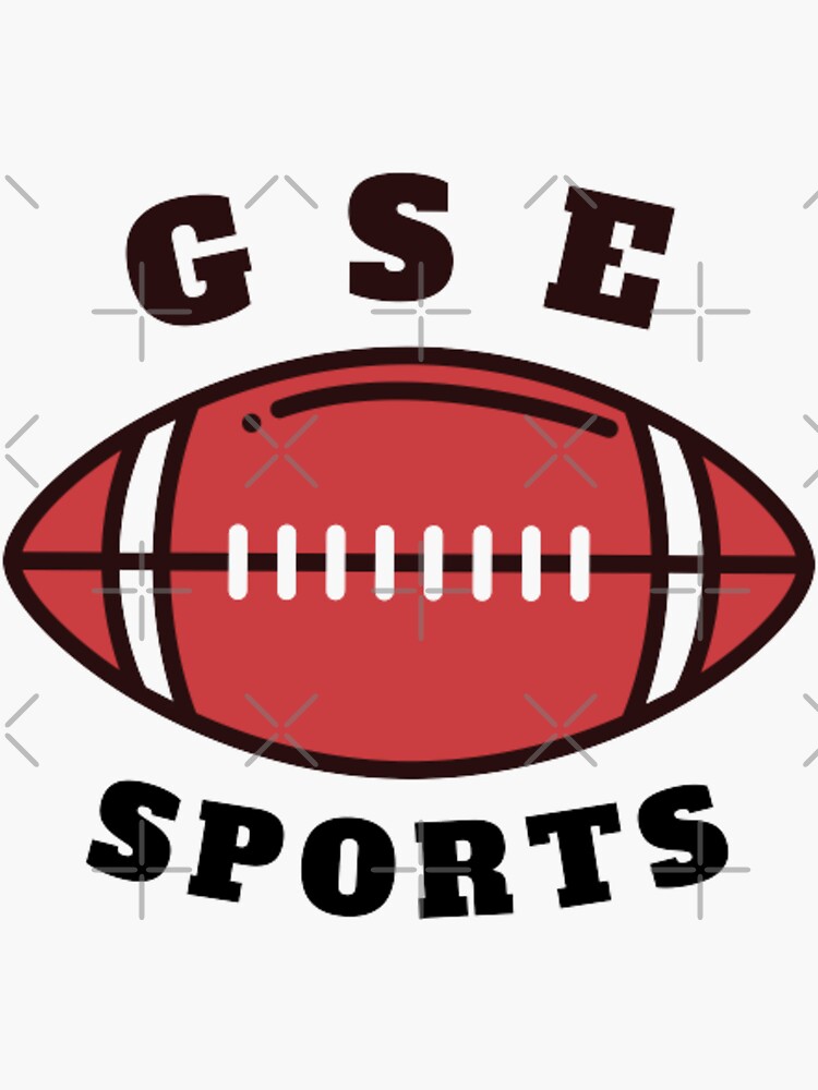 "GSE SPORTS SUPER BOWL LOGO." Sticker for Sale by GGulSSun-E | Redbubble