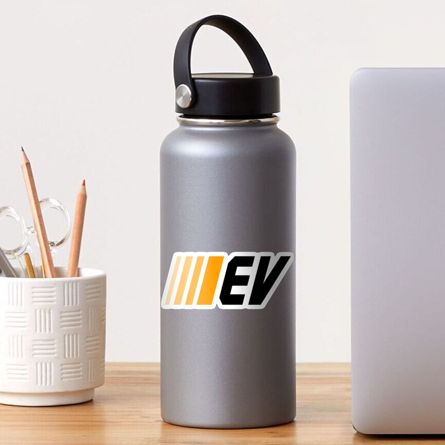 "EV - Racing Style" Sticker for Sale by evsquad | Redbubble