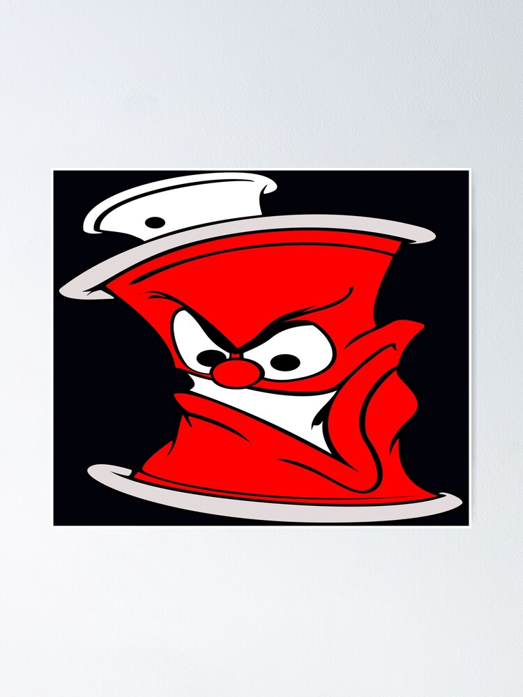 "mad red spray graffiti can" Poster by Nikolays | Redbubble