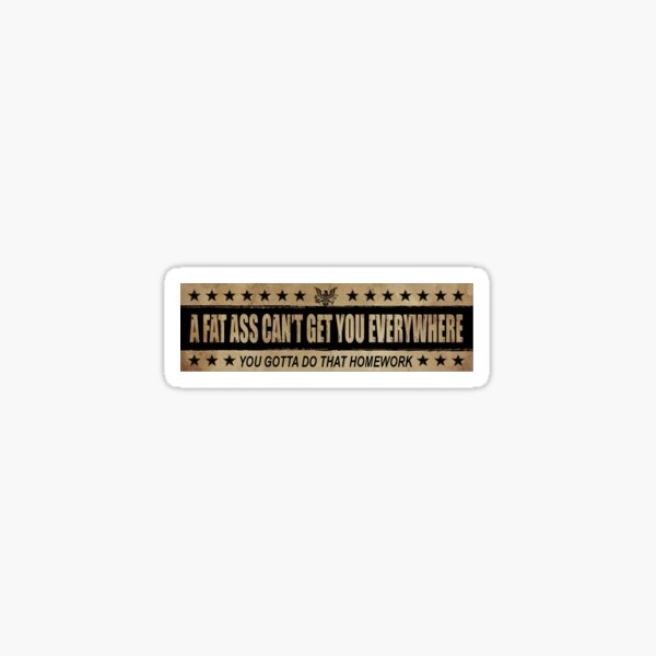 "bumper sticker inspirational quote" Sticker by slaskin1 | Redbubble