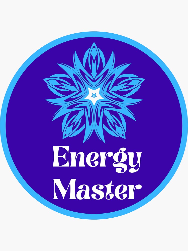 "Energy Master (Bodywork)" Sticker by WithAngela | Redbubble