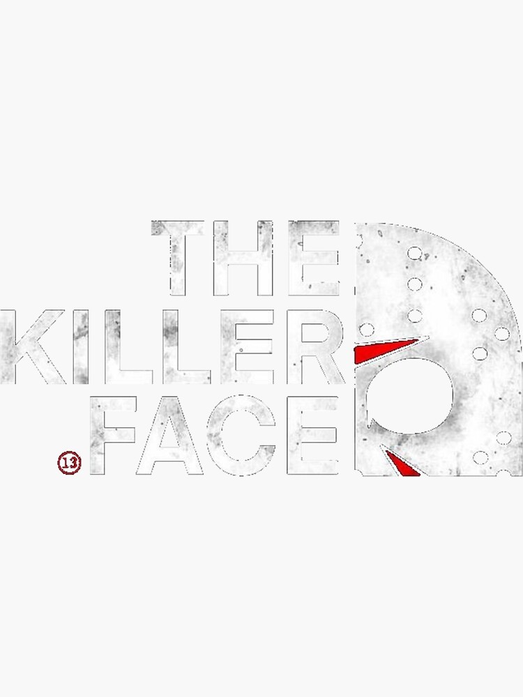 "The Killer Face | Jason Voorhees " Sticker for Sale by Zig-toZag ...