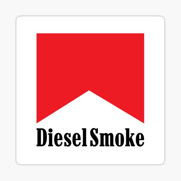 "Diesel smoke" Sticker for Sale by Mechaniacs2020 | Redbubble