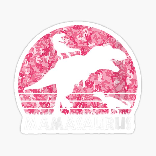 "Mamasaurus" Sticker by SebastianViking | Redbubble